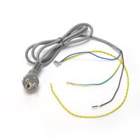 China Power Cord Eu Plug With Open Ended Stripped Rings H05vv-f 3g1.0mm2 Cee7/7 Euro Power Cable 1.5mm and Standard Grounding for sale