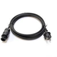 China Rubber Insulation H07RN-F Schuko Plug AC Power Cord for Betteri BC01 IP68 Connector and Solar Panel Inverter for sale