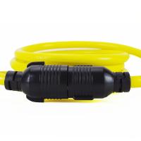 China 3X16/14/12AWG PVC Inter Locking Series 20 Amp Heavy Duty Nema Kit L5-30p to 5-15p and 5-30r Plug Receptacle Extension Cord for sale