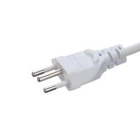 China Customization Brazil 10A/250V 3 Pin Plug 3x0.75MM2 PS4 Power Cable for Salt Lamp Certified by DIN VDE 0620/EN 50075 1990 for sale