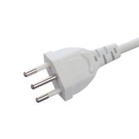 China Customization Brazil 10A/250V 3 Pin Plug 3x0.75MM2 PS4 Power Cable for Salt Lamp Certified by DIN VDE 0620/EN 50075 1990 for sale