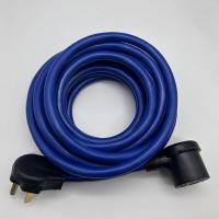 China Blue Heavy Duty 110V Nema 3 Pin 10-50P Plug STJW 3/14 3/12 3/10 AWG 10-50R Extension Cord for Home Appliance Outdoor Usage for sale
