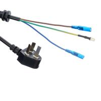 China CCC Standard 3 Pin Laptop Power Cord Ac Australia Power Cable H05vv-f Au Ac Power Cord Cable 16A 250V Customized Black for sale
