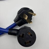 China Blue Heavy Duty 110V Nema 3 Pin 10-50P Plug STJW 3/14 3/12 3/10 AWG 10-50R Extension Cord for Home Appliance Outdoor Usage for sale