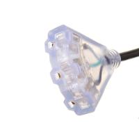 China NEMA Male End Type 16 Gauge Power Cord for Home US ETL Certified Pure Copper 1 to 3 Multi-Function Extension Cord for sale