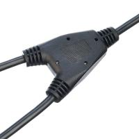 China Black/Customized AC Plug IEC60320 C13 C5 With 3 Pin Power Cord UK BS Standard 10A-16A Rated Current Supply Power Cable for sale