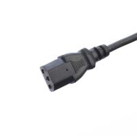 China Black/Customized AC Plug IEC60320 C13 C5 With 3 Pin Power Cord UK BS Standard 10A-16A Rated Current Supply Power Cable for sale