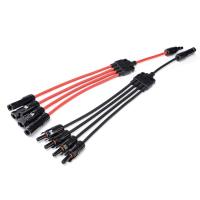 China Copper Conductor PVC Insulation Y Type Solar Panel Branch Connector Divider 4 to 1 for Solar and Photovoltaic Panels for sale