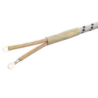 China 2 Pin Prong Eu Cable Power Supply Cord for Electric Steam Iron VDE/SNI/KC 2 Round Pin Plug and Closed End Crimp Terminal for sale