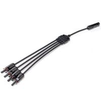 China Copper Conductor PVC Insulation Y Type Solar Panel Branch Connector Divider 4 to 1 for Solar and Photovoltaic Panels for sale