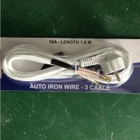China Indonesia Market Rice Cooker Power Cord with 16A Rated Current Cotton Braided AC Extension Cord and Customized Support for sale