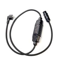 China Home Voltage Rate 16A/250V Angled Schuko Plugs And Sockets With Betteri BC01 Connector for sale