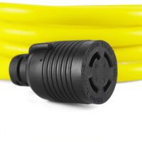 China 40FT Heavy Duty Generator Power Cord NEMA L14-30P/L14-30R 4 Prong 10 Gauge 125/250V 30Amp 7500 Watts Lock Extension Cord for sale