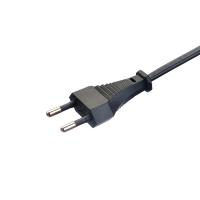 China 2.5A Rated Current White Kettle Plug Power Cord with Oxygen Free Bared Stranded Copper Conductor for sale