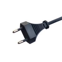 China 2.5A Rated Current White Kettle Plug Power Cord with Oxygen Free Bared Stranded Copper Conductor for sale