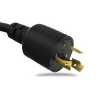 China Generator Cord 20A 125V 10FT ETL L5-20P to L5-20R Locking Power Cord SJTW 10AWG 3 Prong USB Type-C ports 0 for sale