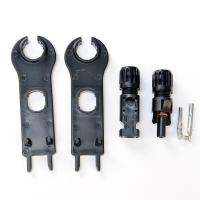 China 2M Solar Cable with PV004 Male and Female PV Branch Connectors 1X4mm2 Copper Conductor 50 Pairs/Carton for sale