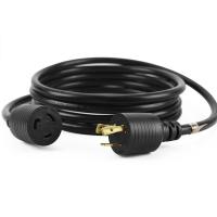 China AC Power Cord 50FT ETL Listed NEMA 6-20 Extension Cord 6-20P to 6-20R for Mobile EV Level 2 Charging Heavy Duty 250V 20A for sale