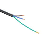 China 16A IEC 60320 C13 Clover Connector Black Italia Standard H05VV-F 3x0.75MM2 Extension Cord Grounding Standard Grounding for sale