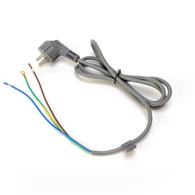 China Cable Specification H05VV-F/H05RN-F 3x0.75-1.5MM2 VDE Standard Power Cable Grey or Customized for AC Computer Power Cord for sale