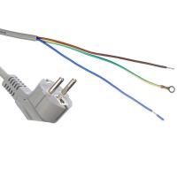 China Cable Specification H05VV-F/H05RN-F 3x0.75-1.5MM2 VDE Standard Power Cable Grey or Customized for AC Computer Power Cord for sale