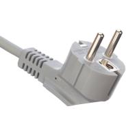 China Cable Specification H05VV-F/H05RN-F 3x0.75-1.5MM2 VDE Standard Power Cable Grey or Customized for AC Computer Power Cord for sale