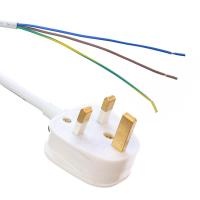 China UK BS Standard Open Ended Rewireable 3 Prong Supply UK Plug for Computer Laptop CCA Cable Customized England Uk Pin 3 for sale