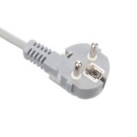 China Cable Specification H05VV-F/H05RN-F 3x0.75-1.5MM2 VDE Standard Power Cable Grey or Customized for AC Computer Power Cord for sale