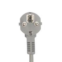 China Cable Specification H05VV-F/H05RN-F 3x0.75-1.5MM2 VDE Standard Power Cable Grey or Customized for AC Computer Power Cord for sale