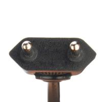 China Oxygen Free Bared Stranded Copper Conductor Material 2.5A Brazil 2 Round Pin Plug Power Cords for Household Appliances for sale