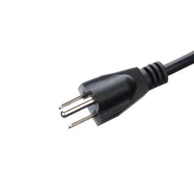 China 125V AC Power Cord for Dishwasher Freezer 220V Extension ETL Approved USA NEMA 5-15P to IEC C13 Stripped End 18AWG 220V for sale