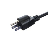 China 125V AC Power Cord for Dishwasher Freezer 220V Extension ETL Approved USA NEMA 5-15P to IEC C13 Stripped End 18AWG 220V for sale