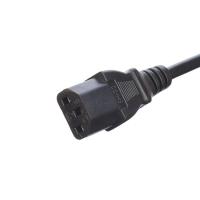 China 125V AC Power Cord for Dishwasher Freezer 220V Extension ETL Approved USA NEMA 5-15P to IEC C13 Stripped End 18AWG 220V for sale