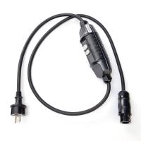 China 16A Straight Schuko H07RN-F Rubber Sheath Middle Swithed Leakage Protection and End With Betteri BC01 Connector Power Cord for sale