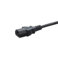 China 125V AC Power Cord for Dishwasher Freezer 220V Extension ETL Approved USA NEMA 5-15P to IEC C13 Stripped End 18AWG 220V for sale