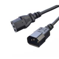 China 125V AC Power Cord for Dishwasher Freezer 220V Extension ETL Approved USA NEMA 5-15P to IEC C13 Stripped End 18AWG 220V for sale