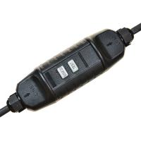 China 16A Straight Schuko H07RN-F Rubber Sheath Middle Swithed Leakage Protection and End With Betteri BC01 Connector Power Cord for sale