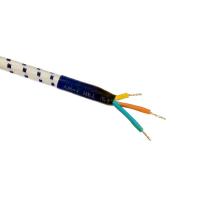 China Insulation of PVC/Rubber VDE Standard 16A/250V Power Cord Extension Cord for Household Appliances 3 Prong Cotton Braided AC Cord for sale