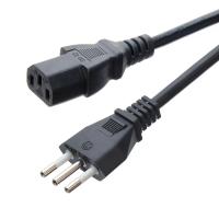 China 3 Pin 16A Plug C13 Connector Black Italia Standard Extension Cord Leads IMQ Power Cord Italian Power Cable for Grounding for sale