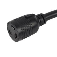China 1/1.5 FT Nema 30Amp L6-30R Lock in Generator to 50Amp 6-50P Welder Adapter with Heavy Duty STW 6/8/10 AWG Extension Cord for sale