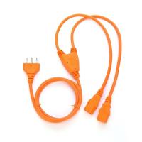 China 3 Pin 16A Plug C13 Connector Black Italia Standard Extension Cord Leads IMQ Power Cord Italian Power Cable for Grounding for sale