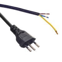 China Oxygen Free Bared Stranded Copper Conductor 16A/250V VDE H05VV-F PVC Cable with EU Plug Power Cord for sale