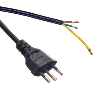 China Oxygen Free Bared Stranded Copper Conductor 16A/250V VDE H05VV-F PVC Cable with EU Plug Power Cord for sale