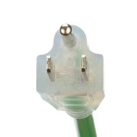 China American AC Power Extension Cord 3pin America Extension Socket Wire 120V 60Hz Green Garden Length 6FT/8FT/10FT/12FT/25FT for sale