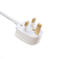 China 10-16A UK Power Cable Open Ended Rewireable 3 Prong Supply Laptop Electric Cable England Uk Pin 3 Standard Grounding for sale