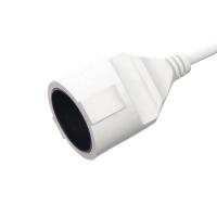 China White Waterproof 3 Prong H05VV-F/H05RR-F/H05RN-F 3x1.5MM2 Extension Cable VDE Approved Perfect for Consumer Electronics for sale