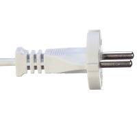 China Top Rated SNI Standard 10A 2 Pin Prong H05vvh2 f 2x0.75mm2 AC Power Cable for Your Home Kitchen Appliances for sale