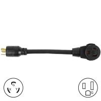 China NEMA L6-30P Male to 6-50R Female 30Amp to 50Amp Heavy Duty Extension Cable for Welders and High Power Equipment for sale