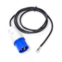 China 3M EU Rewireable Power Cord 16A 3P IP44 Indoor Outdoor Dustproof Waterproof Industrial Plug Cable H05VV-F 3X1.5MM VDE for sale