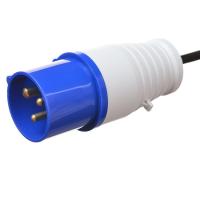 China 3M EU Rewireable Power Cord 16A 3P IP44 Indoor Outdoor Dustproof Waterproof Industrial Plug Cable H05VV-F 3X1.5MM VDE for sale